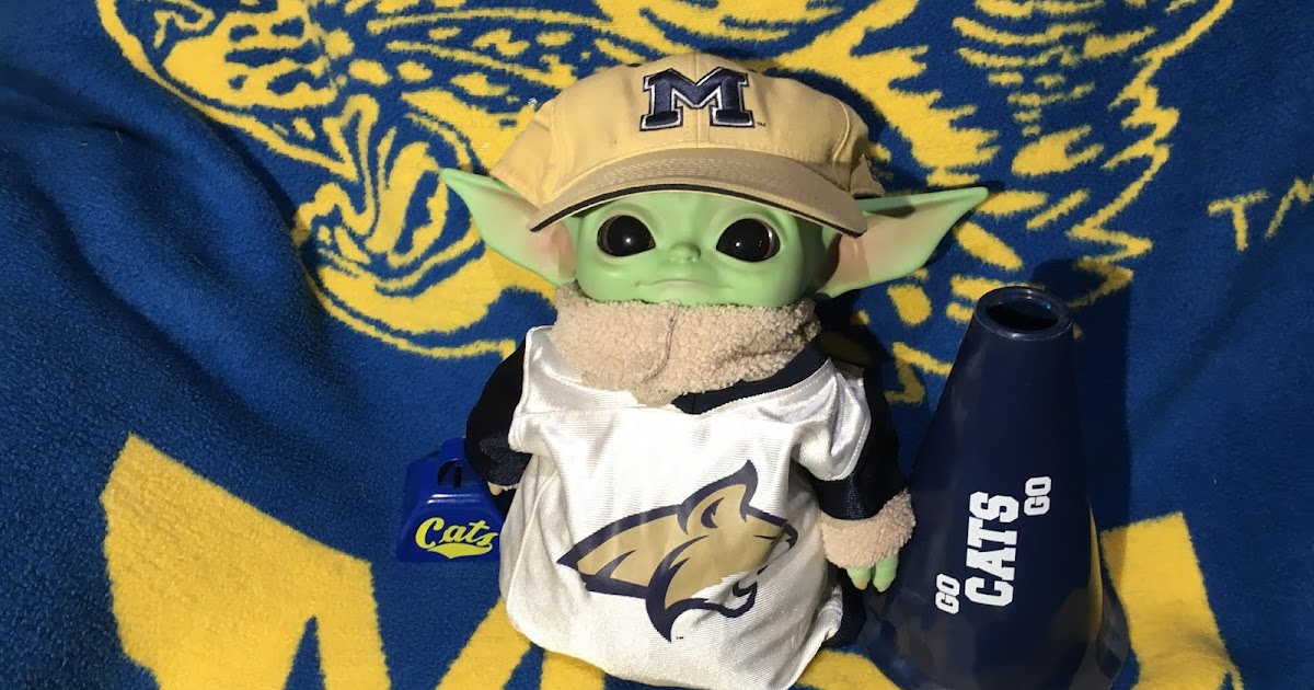 Montana State University Baby Yoda Mascot