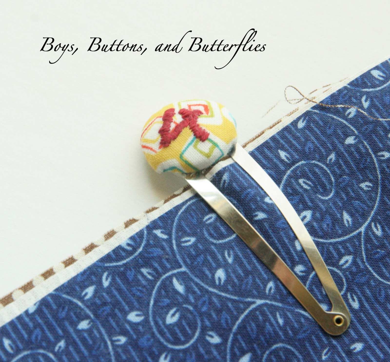 Buttons and Butterflies: Button Clips