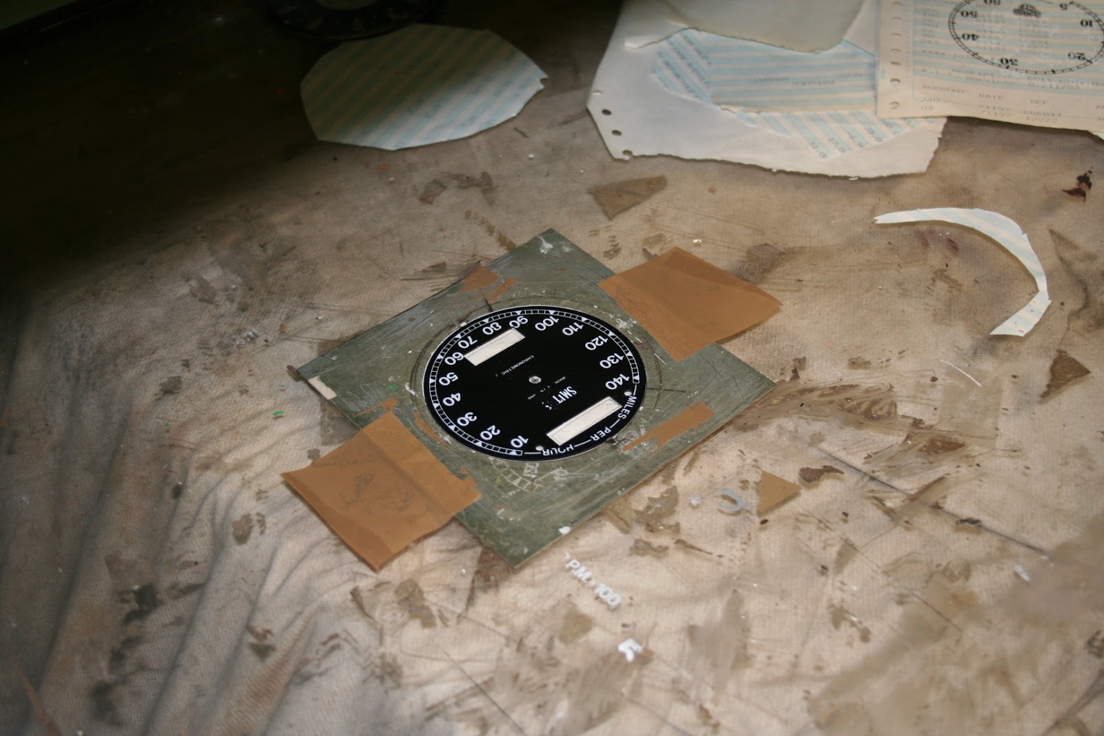 The Velobanjogent: Screen printing motorcycle speedometer dial faces ...