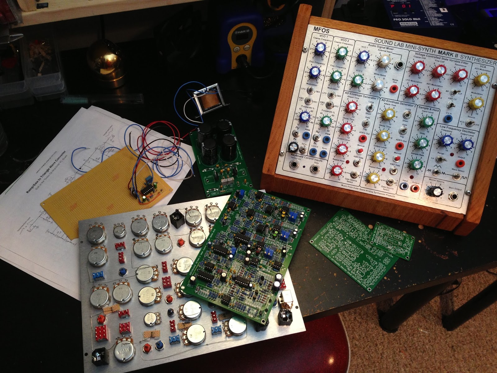 MATRIXSYNTH: Laurentide Synthworks MFOS Soundlab Mini-Synth MKII 2 ...