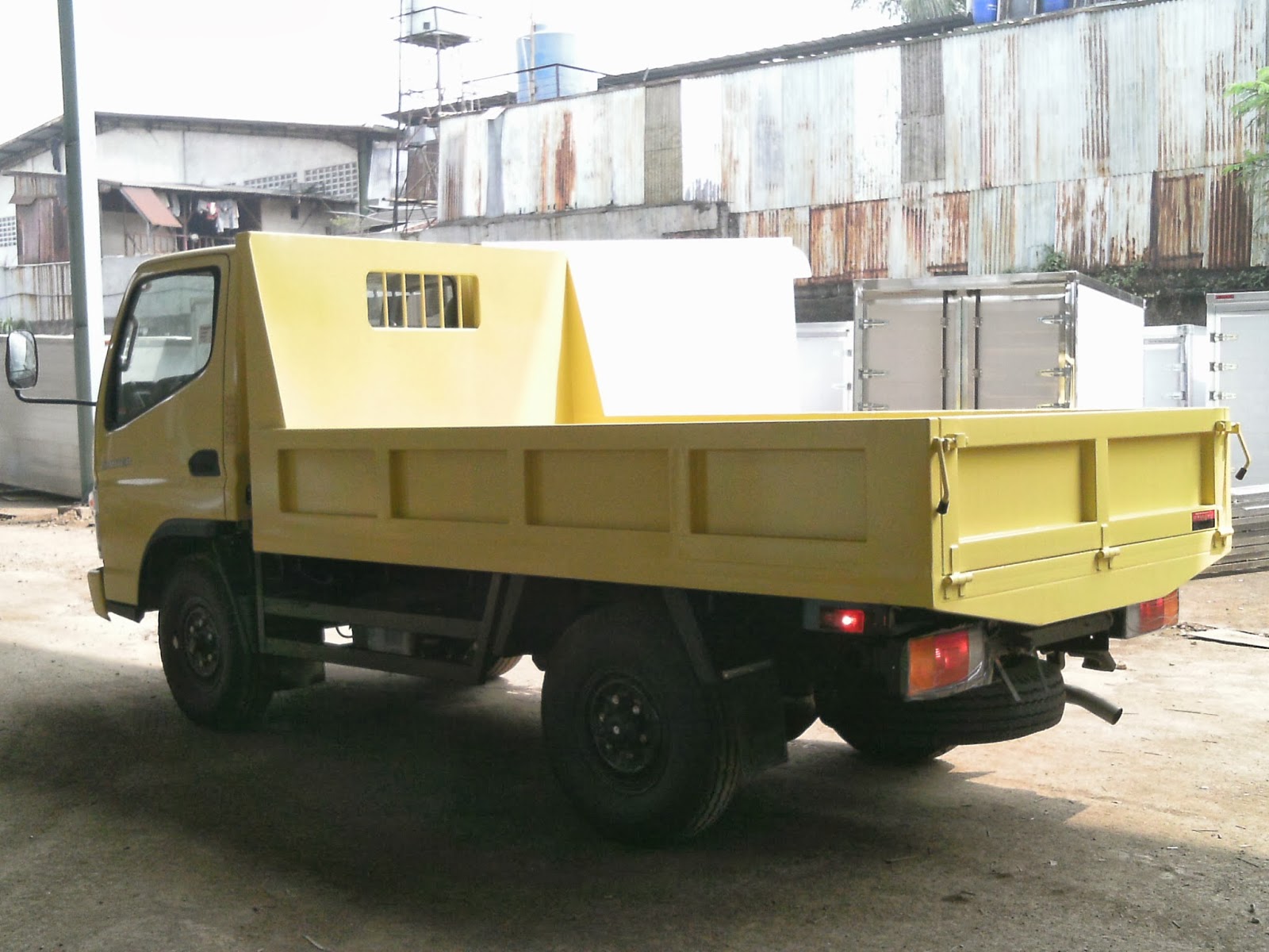 SALUYU KAROSERI: Bak besi Tinggi 40cm untuk mobil Truck 4 Roda