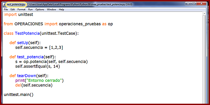 APRENDER A PROGRAMAR CON PYTHON: PRUEBAS UNITARIAS