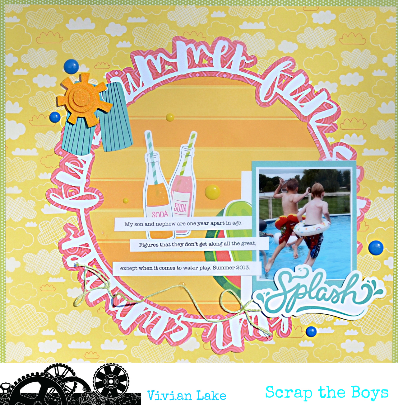 Vivian's Desk: Scrap the Boys: Splash
