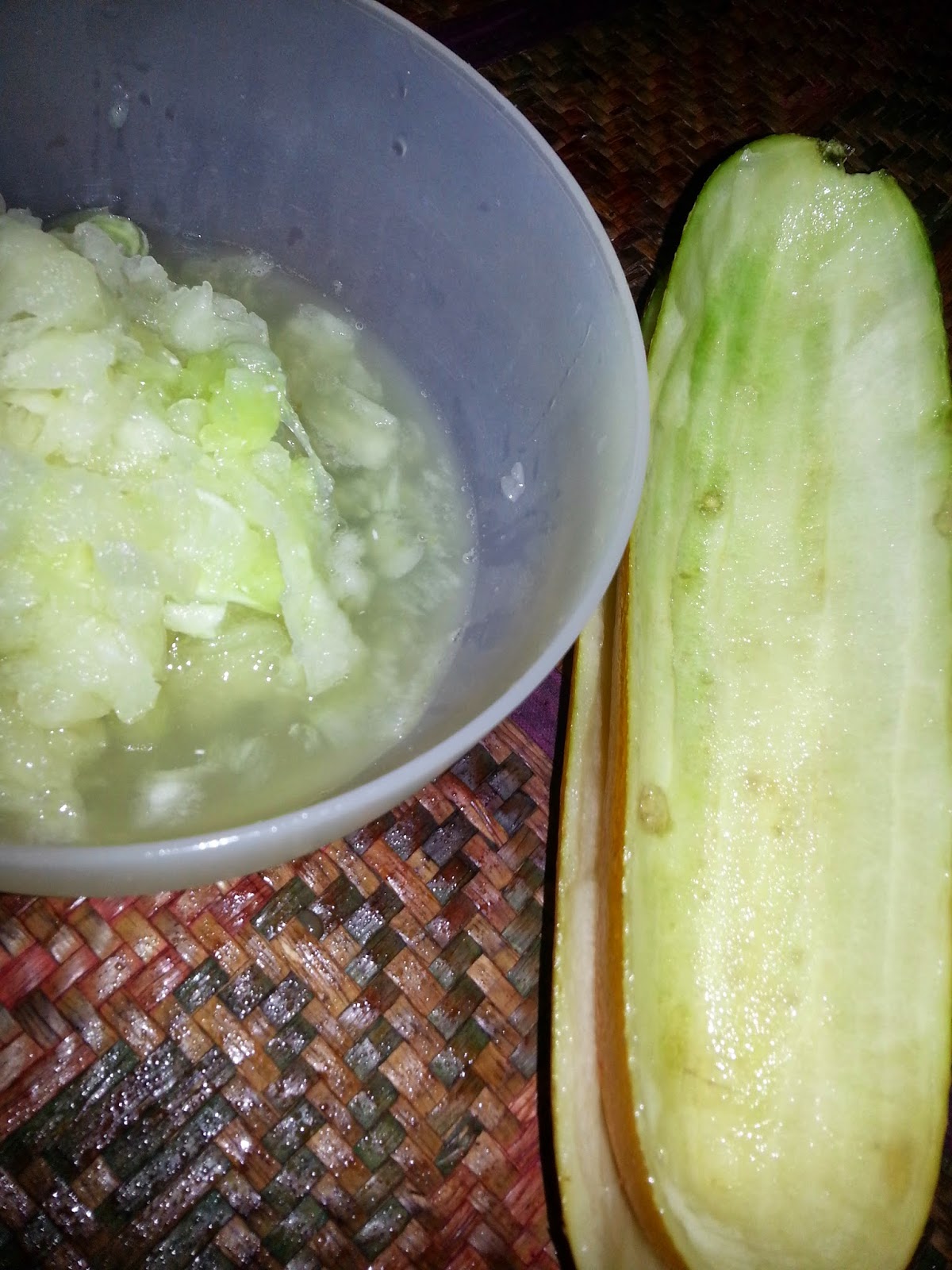 Kerabu Timun Tua ~ Resepi Ayah ~ Alizareesya Punya Cerita