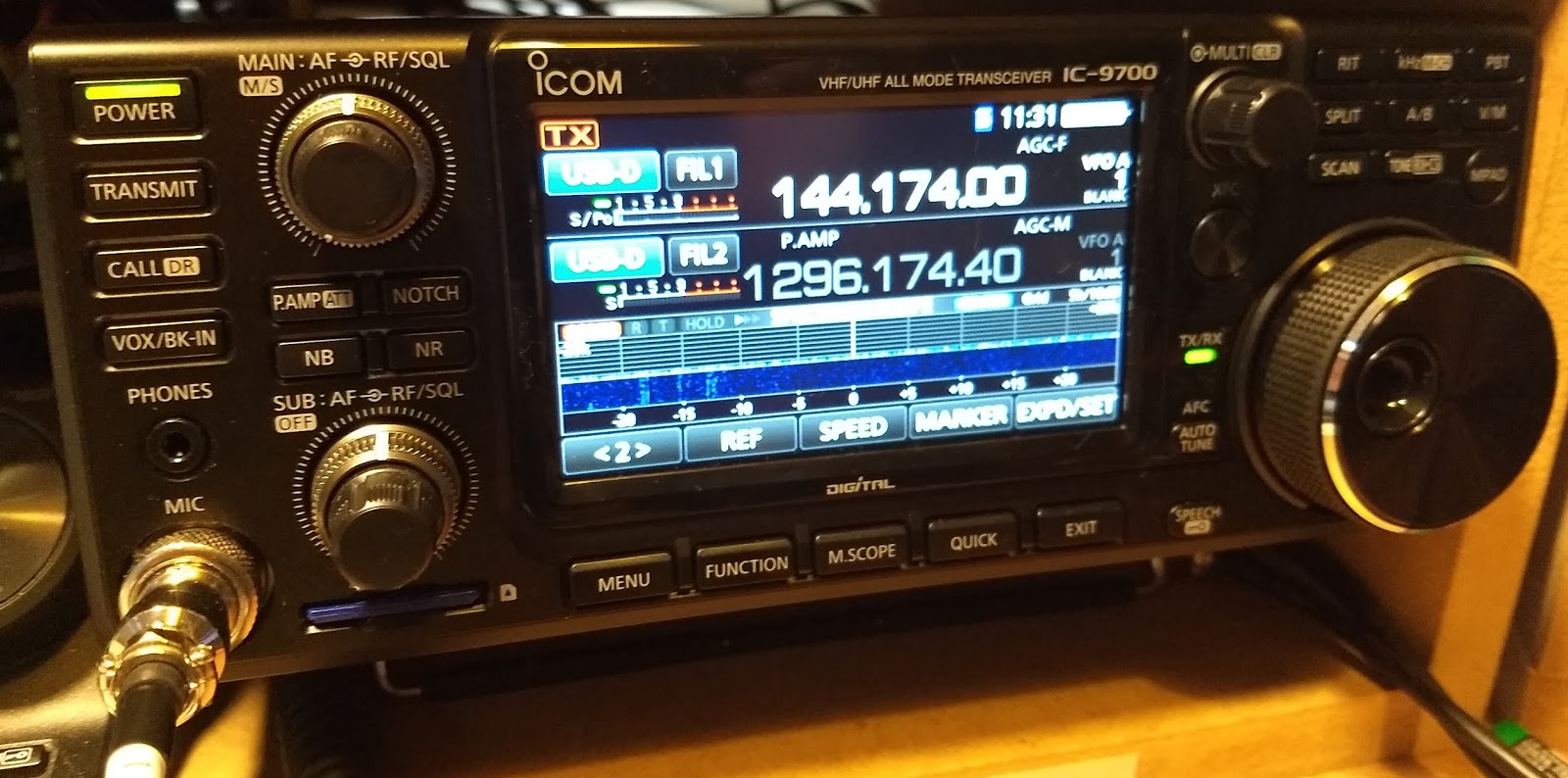 GM4FVM's radio world: IC-9700 first look