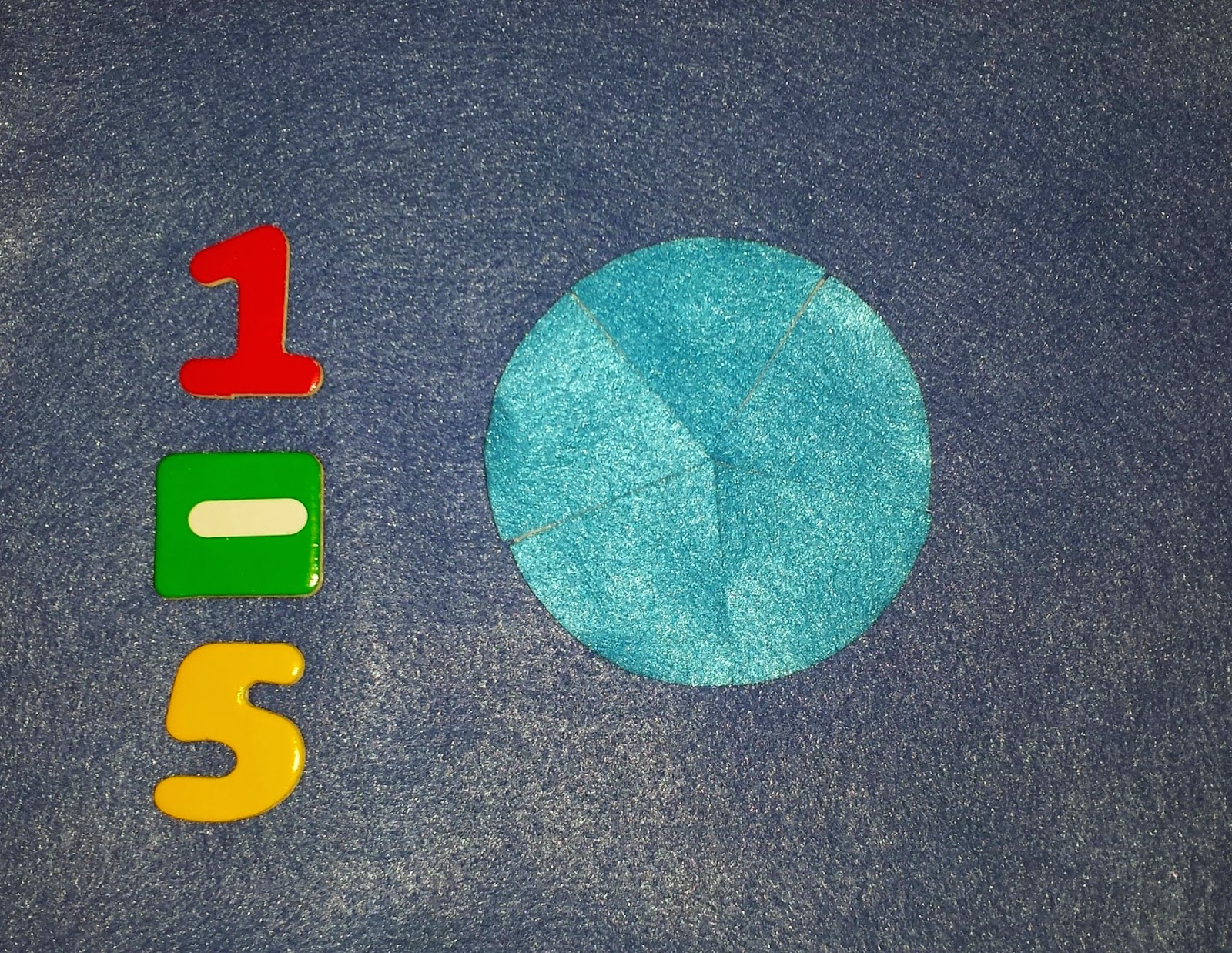 Munchkin and Bean: Fractions Felt Board