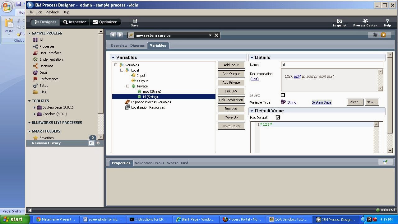 Usage Of Message Events | HangOnWeb - IBM BPM Tutorials,SAIL MT,SEO ...