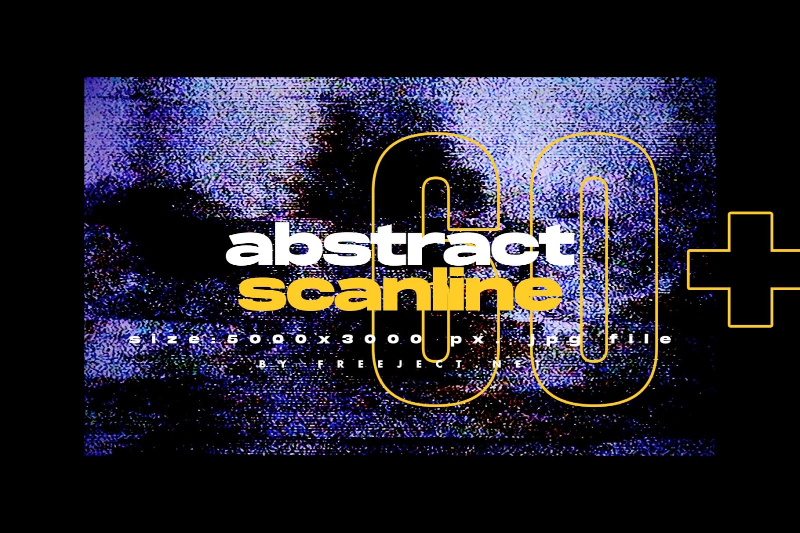 Free DEMO Abstract Scanline Glitch Texture Background