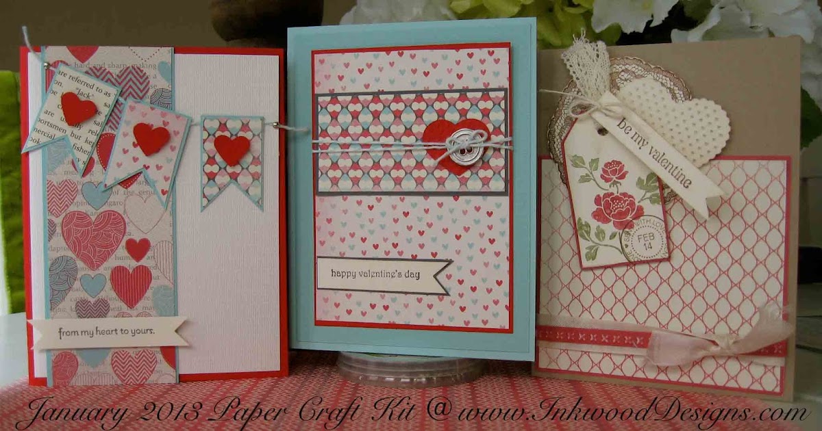 Designs by Sharon: January Paper Craft Kit