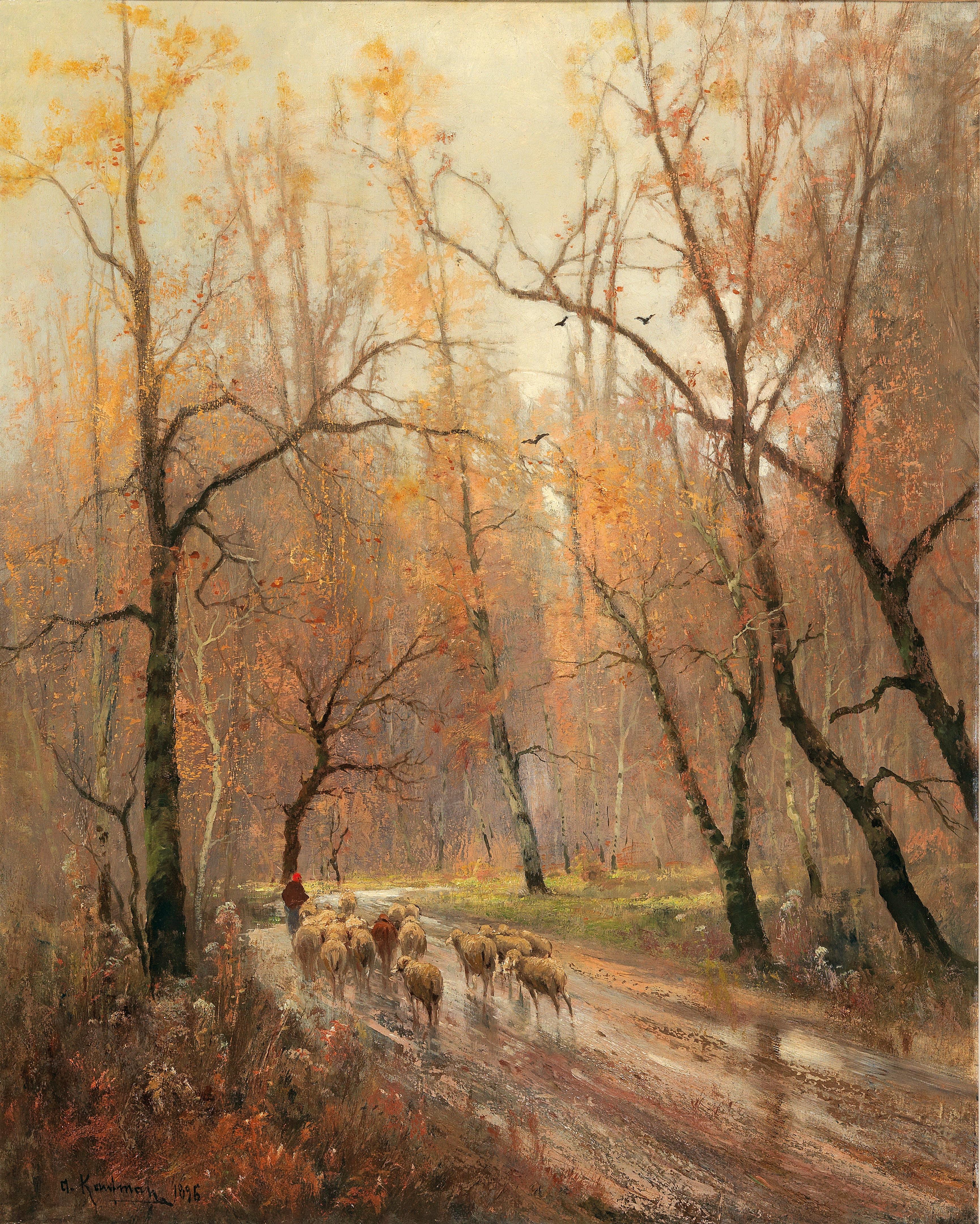 Adolf Kaufmann (1848-1916) | Paysage painter | Tutt'Art@ | Pittura ...