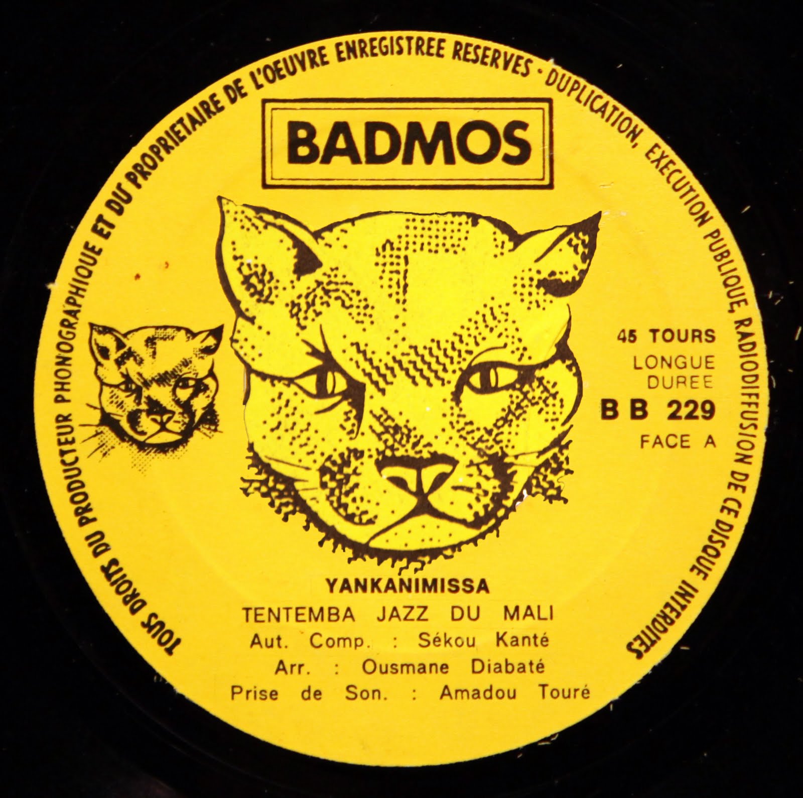 oro: Tentemba Jazz du Mali (1977)