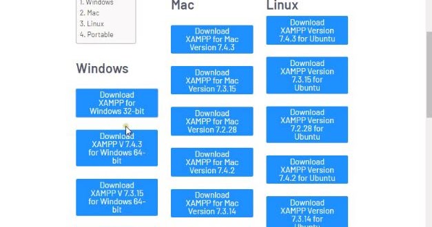 Cara Instal Xampp Database MySQL pada Windows