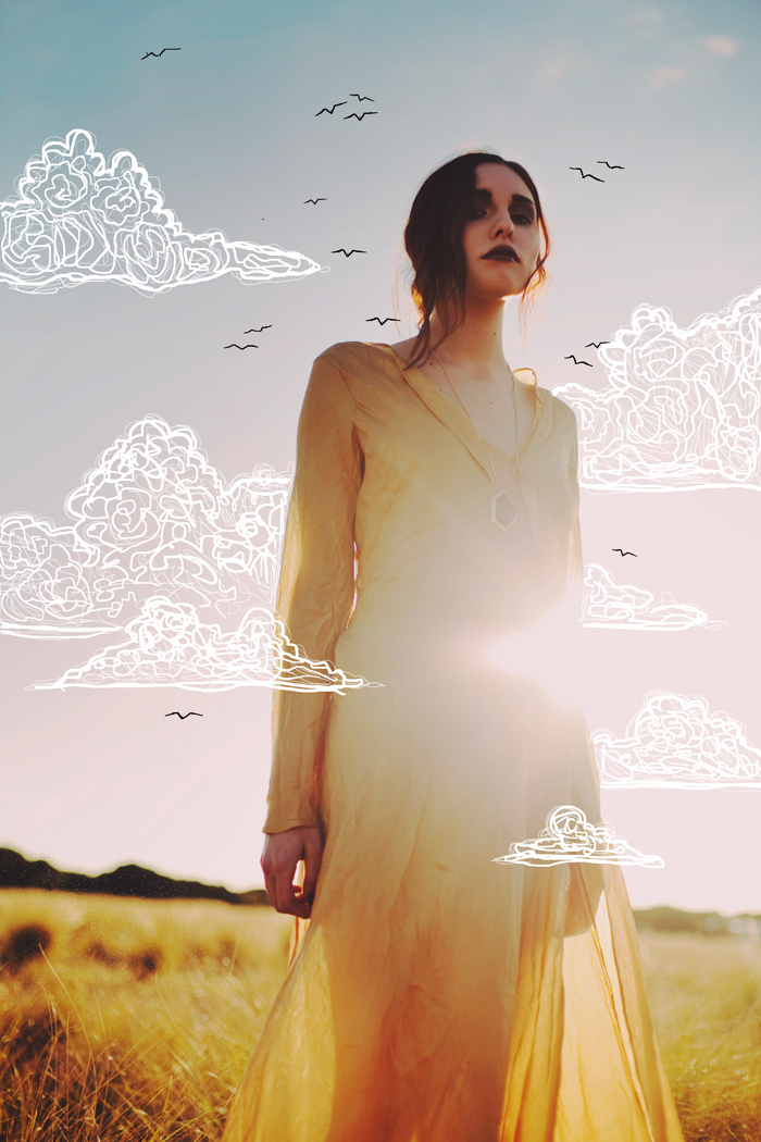 glittering heads dream.: she dances, with the ink.