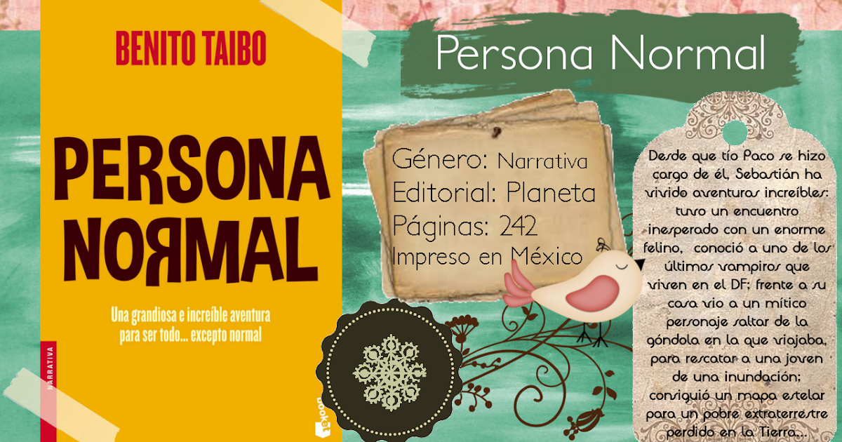 Persona normal - Benito Taibo - La Puerta Secreta