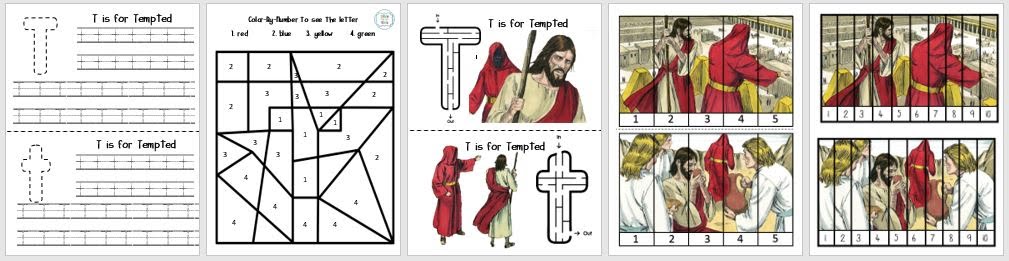 Jesus Tempted in the Wilderness | Bible Fun For Kids