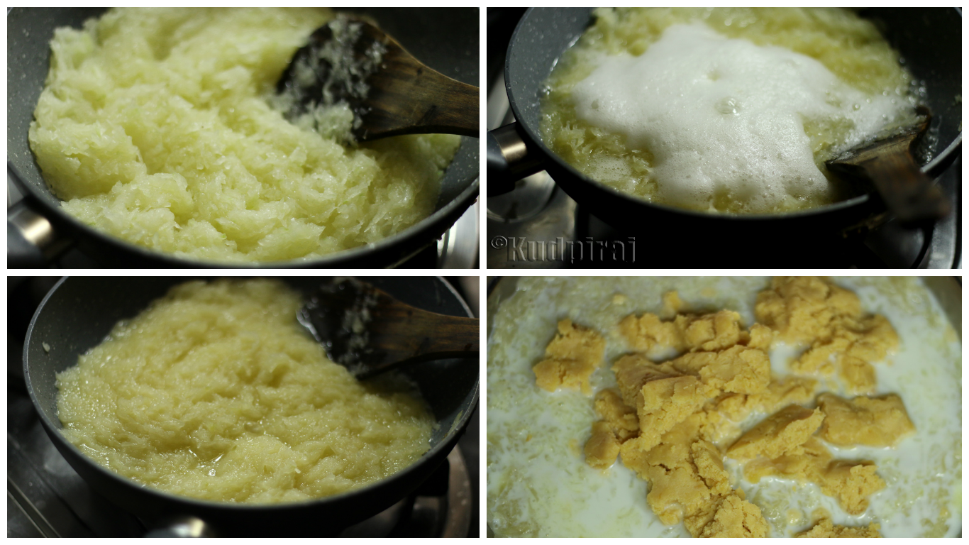 Kudpiraj's Garam Tawa: Dum Ka Rote (Ash Gourd Semolina Cake)