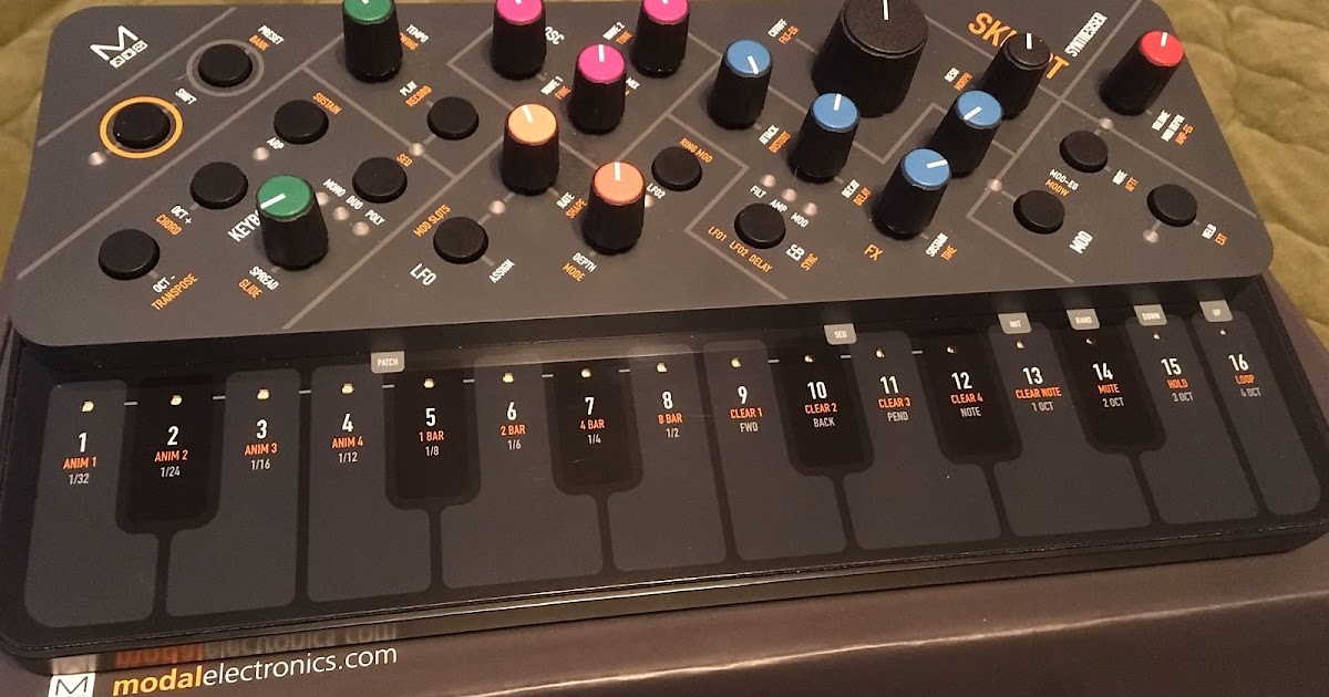 MATRIXSYNTH: Modal Electronics Skulpt Polyphonic Synthesizer with Custom Knobs