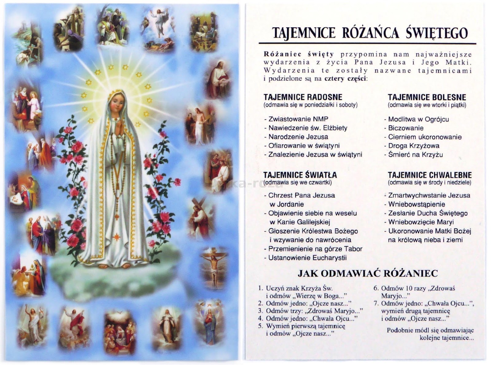 Różaniec Święty - Z Bogiem przez życie. Moja Modlitwa - Mój Modlitewnik