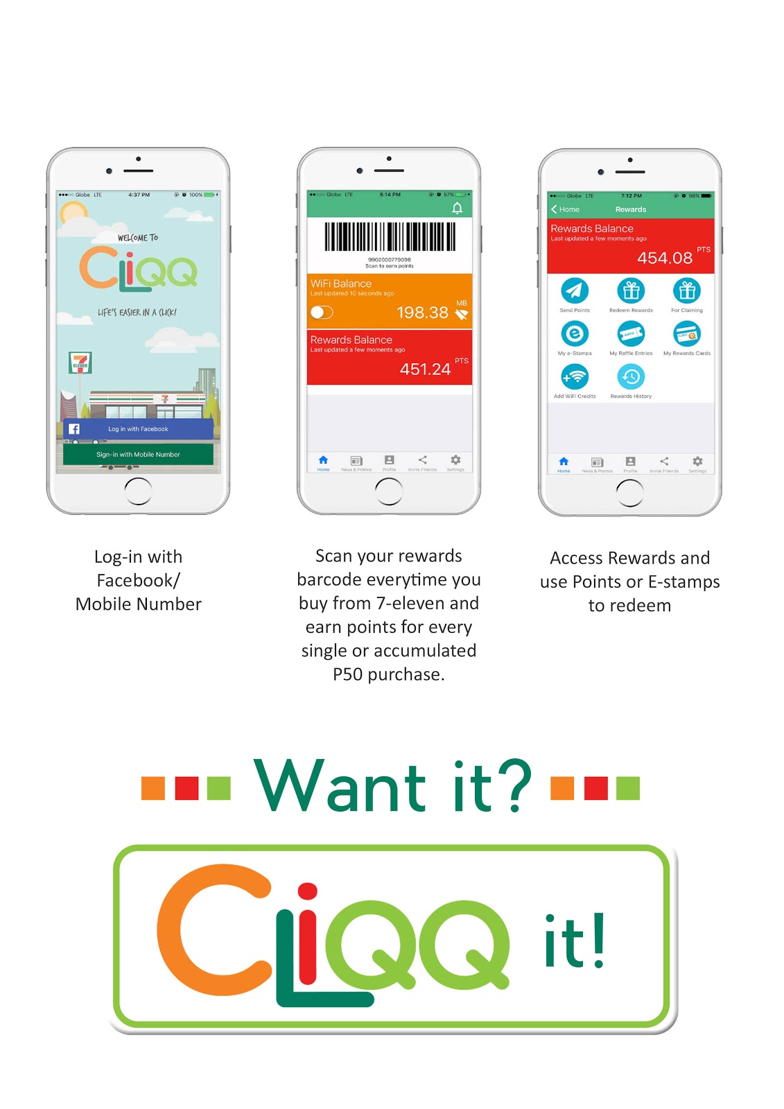 Sweet & Bon Appetit: Enjoy CLIQQ rewards every day at 7-Eleven