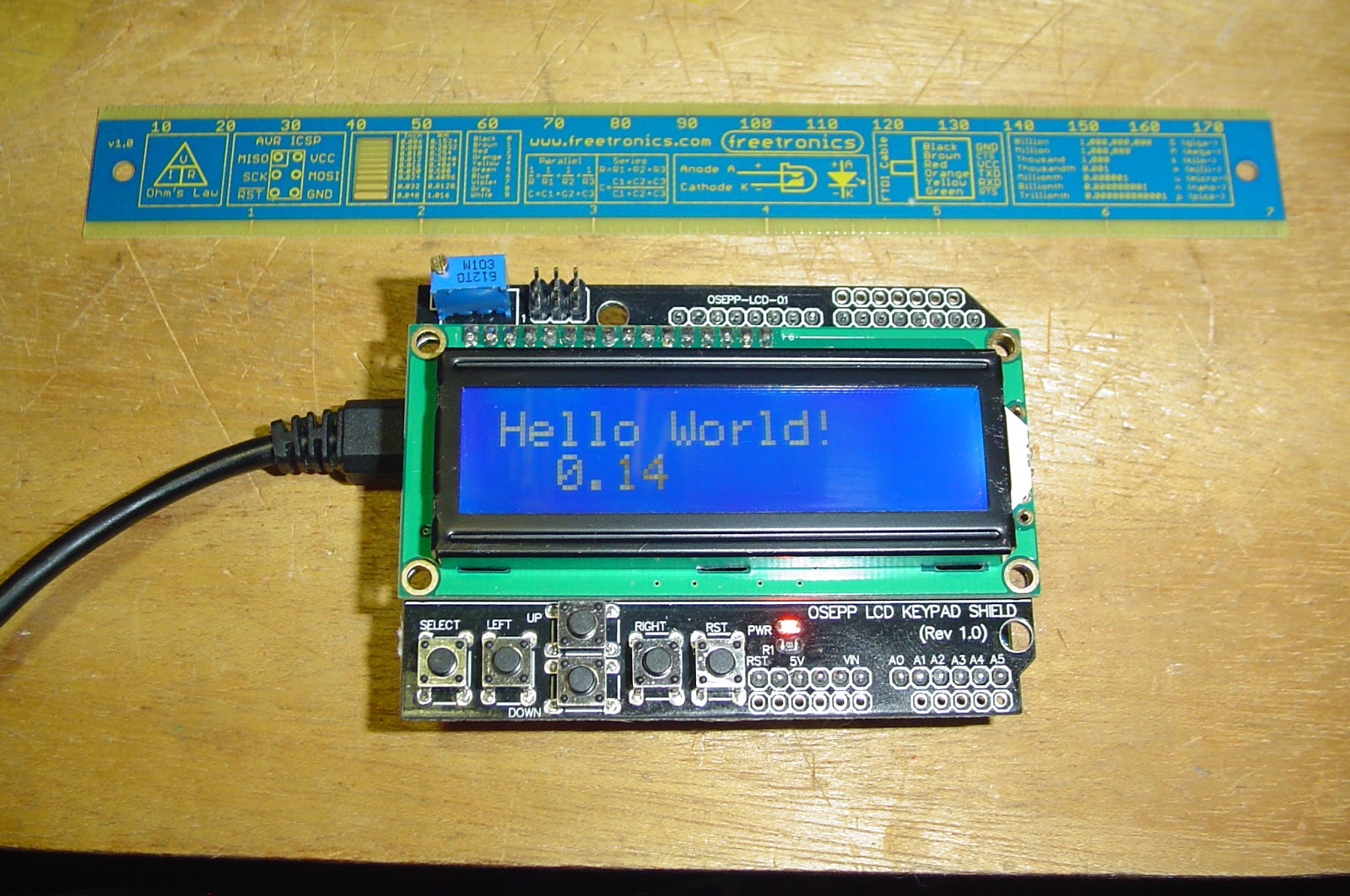 Arduino And Raspberry Pi Experiments And Tutorials Lcd Shield In Visuino Tutorialexperiment