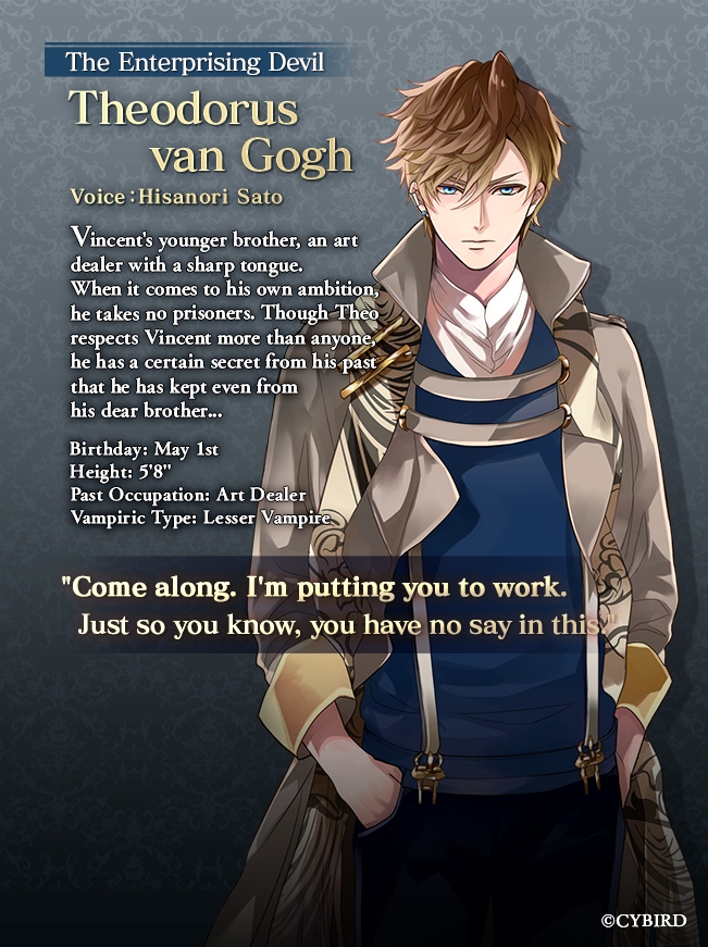 [Walkthrough] Ikémen Vampire: Theodorus van Gogh (Updating) | ☆*:.｡Blah ...