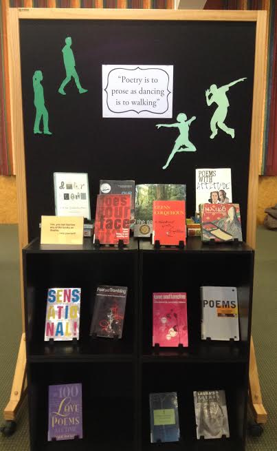Library Displays: National Poetry Day (New Zealand)