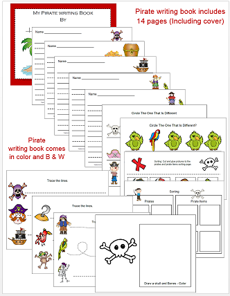 1 - 2 - 3 Learn Curriculum: Pirate Alphabet Cards/Vocabulary Words and ...