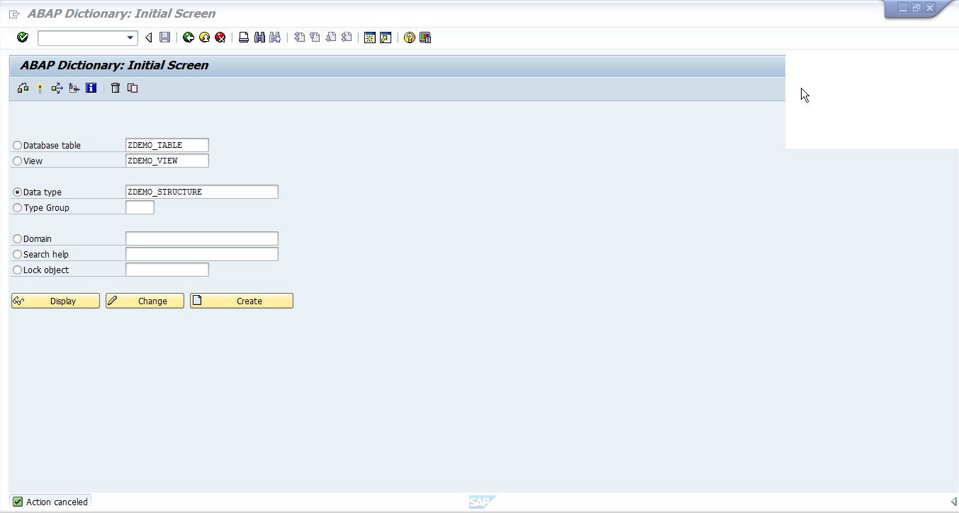 Creating Structure in SAP ABAP