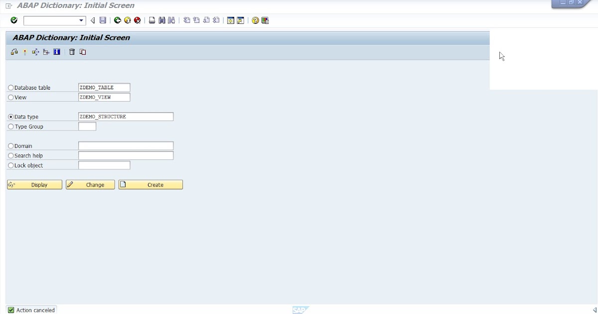 Creating Structure in SAP ABAP