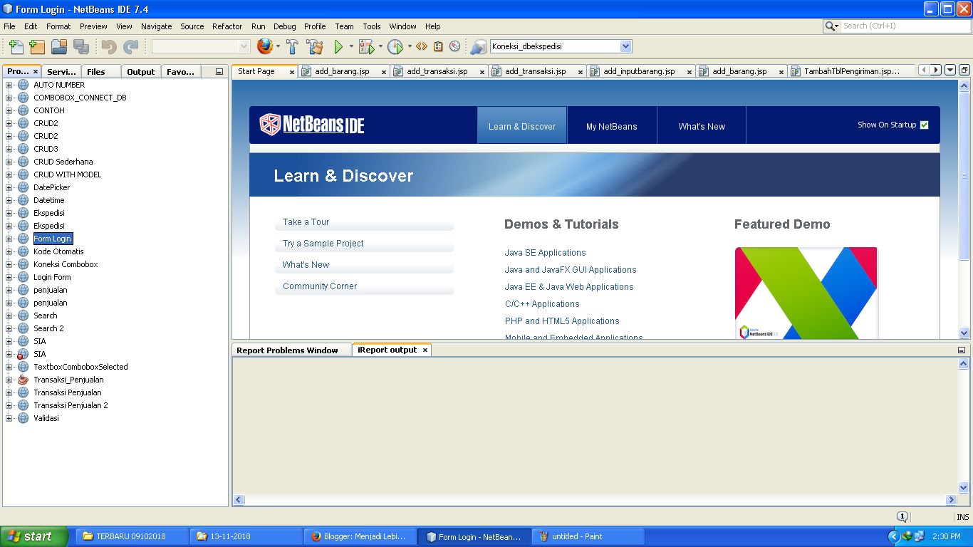 Form Login Dan Registrasi User Menggunakan Java Netbeans Ide 74 Dengan Database Mysql