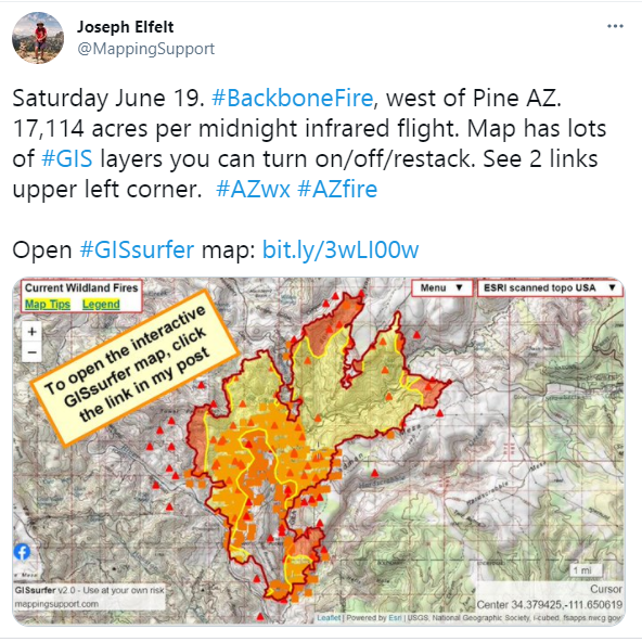 The Backbone Fire: Archived updates for The Backbone Fire