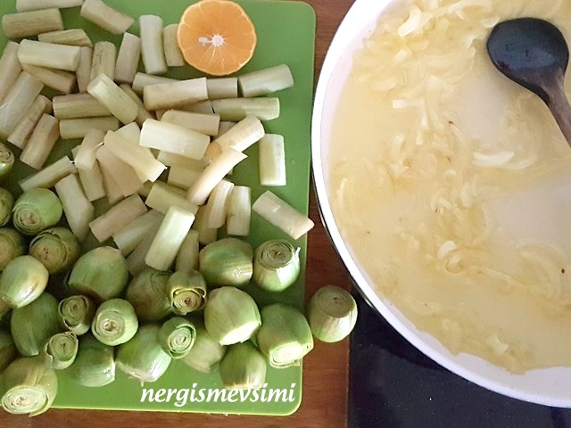 nergismevsimi: ENGİNAR SAPI YEMEĞİ