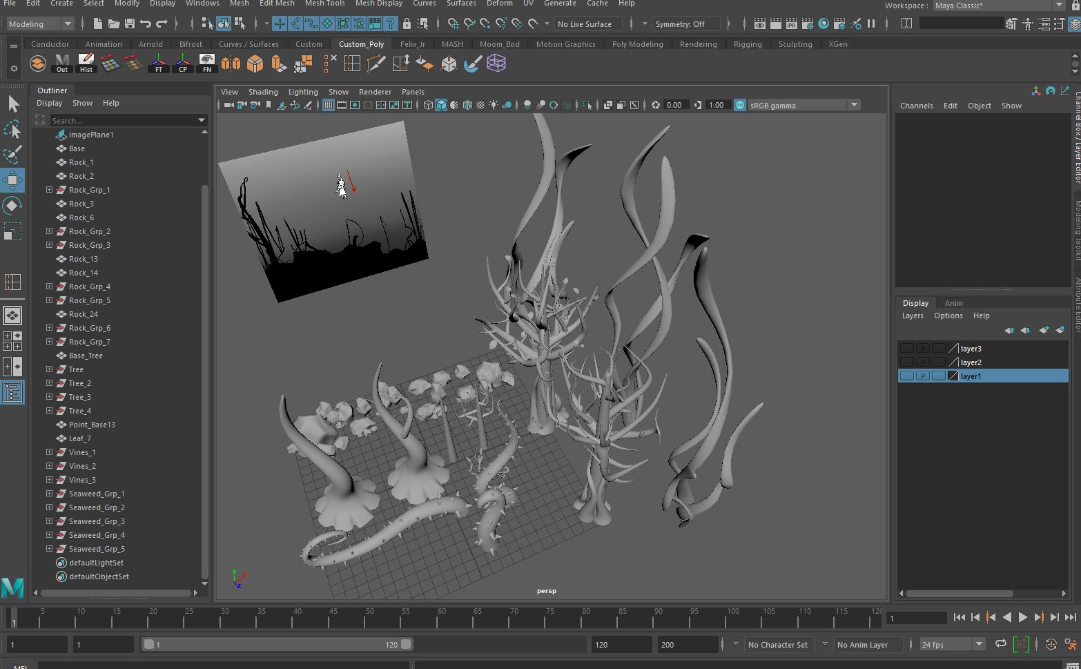 Modelling In Maya- Environment Modelling- Part 1
