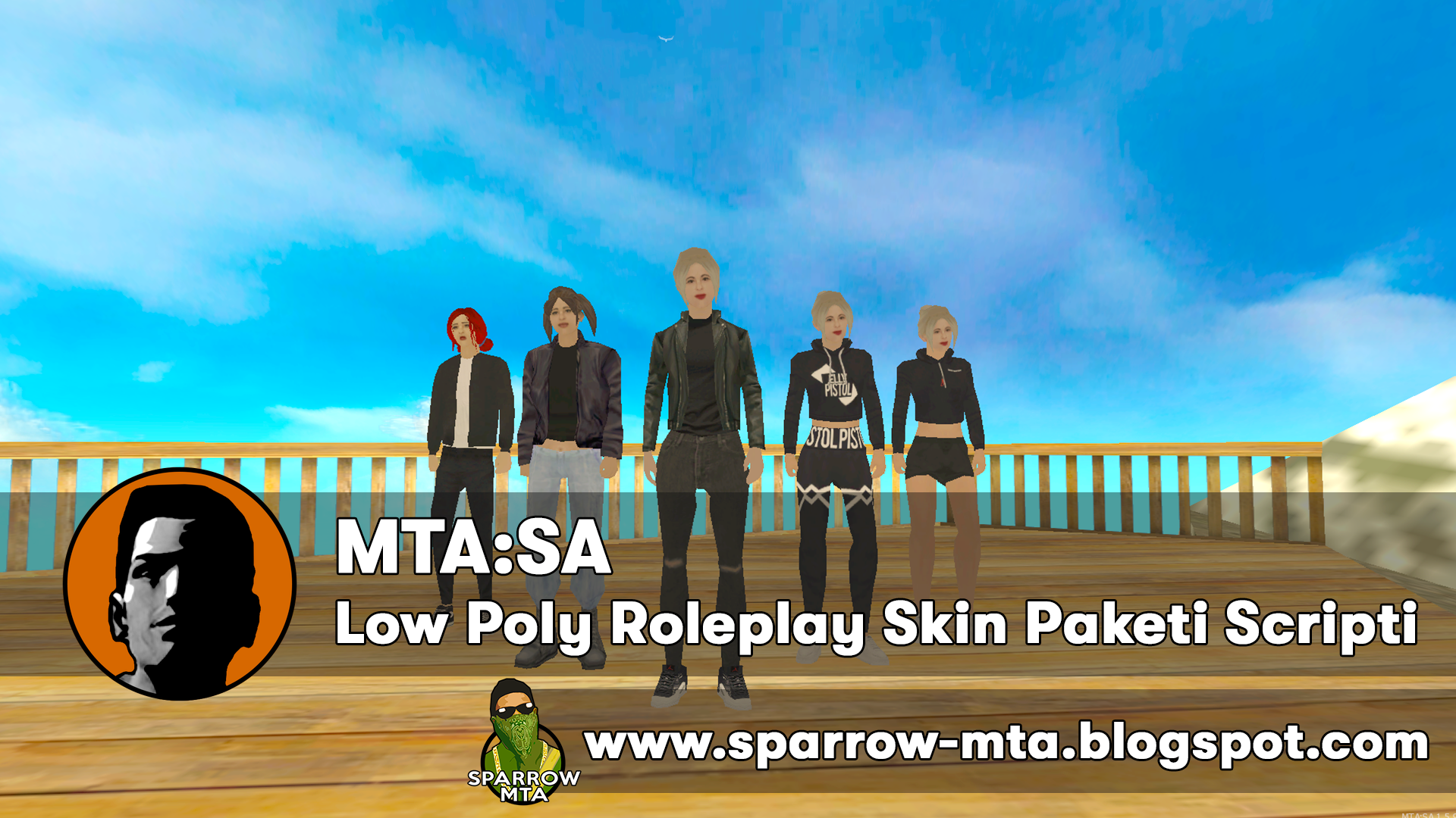 MTA SA Low Poly Roleplay Skin Paketi Scripti