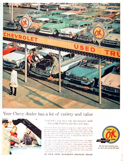 The Automobile and American Life: Chevy OK Used Cars and Louis ...