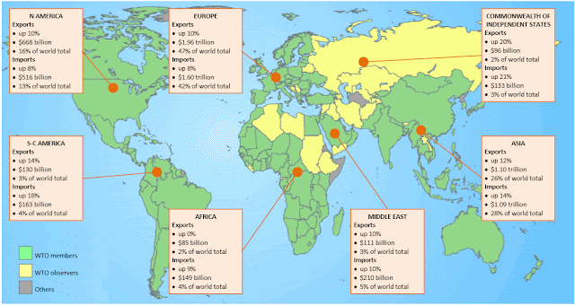 Paula's Geography Blog: Map of world trade