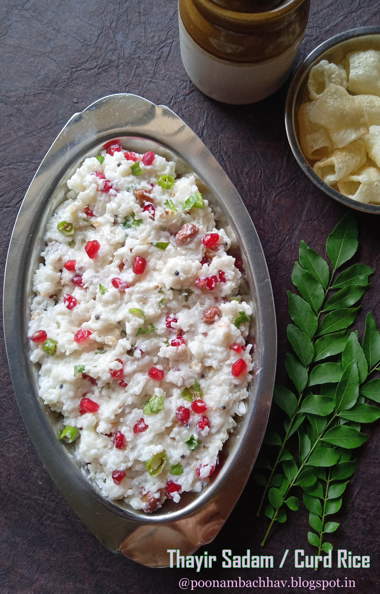 Annapurna: Curd Rice / Thayir Sadam / South Indian Yogurt Rice Recipe ...