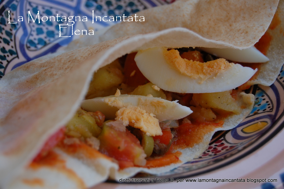 La Montagna Incantata: Ricette arabe: kasse-crout con mesciuia