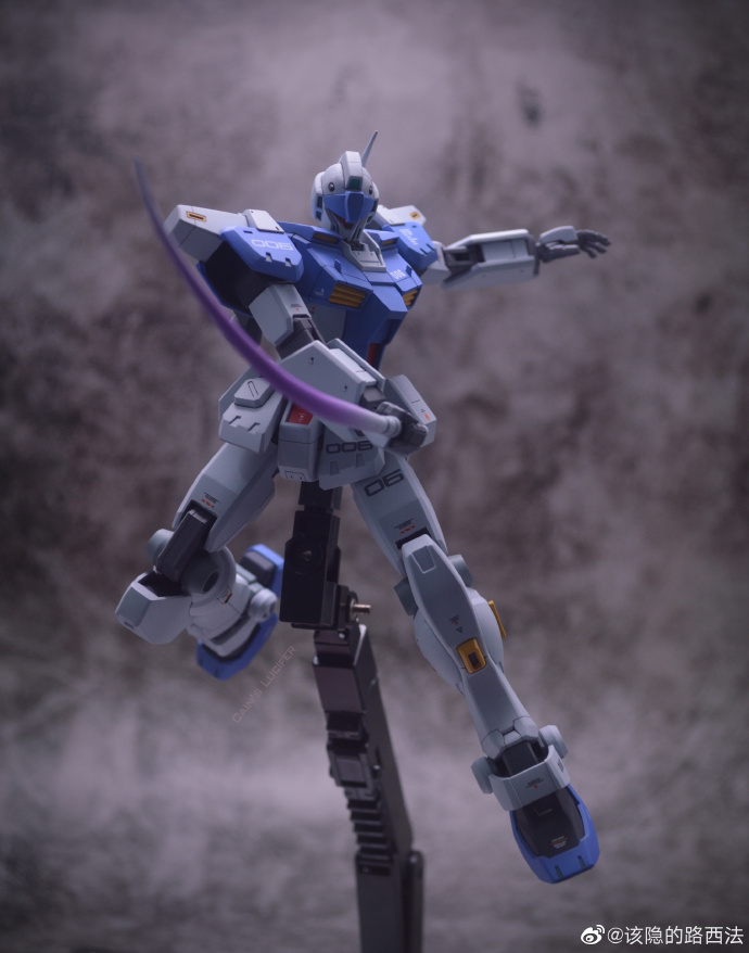 HG 1/144 GM Custom - Gray Phantom (Painted Build) ~ Gundam Reference