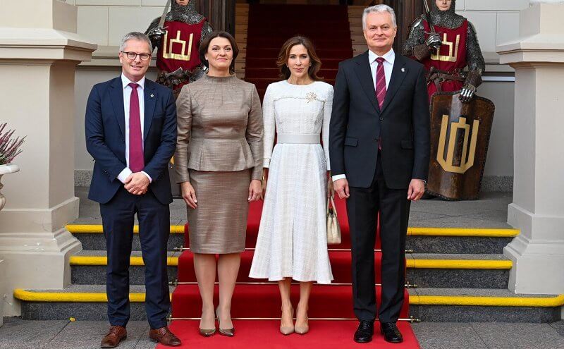 Crown Princess Mary's official visit to Lithuania, 1st day