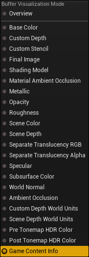 Customize 'Buffer Visualization' for RPG game field