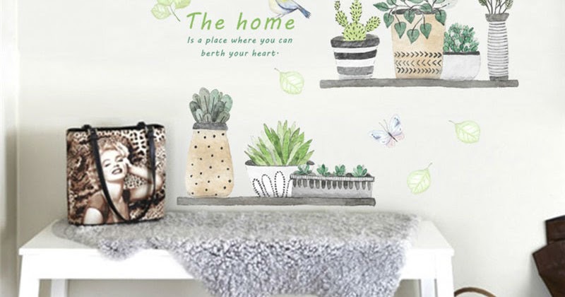 12 Best Garden Themed Wall Sticker Design Inspirations for Wall ...