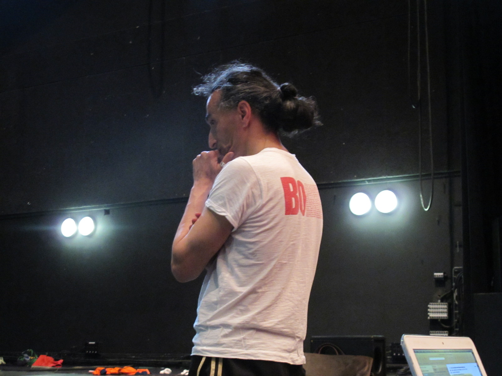 Entrailles: Travail de la danse avec Ali Salmi permier jour