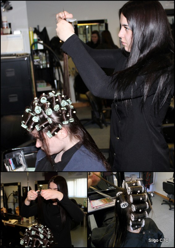 Hairdressing Course - Roller Setting - Sligo Community Training Centre