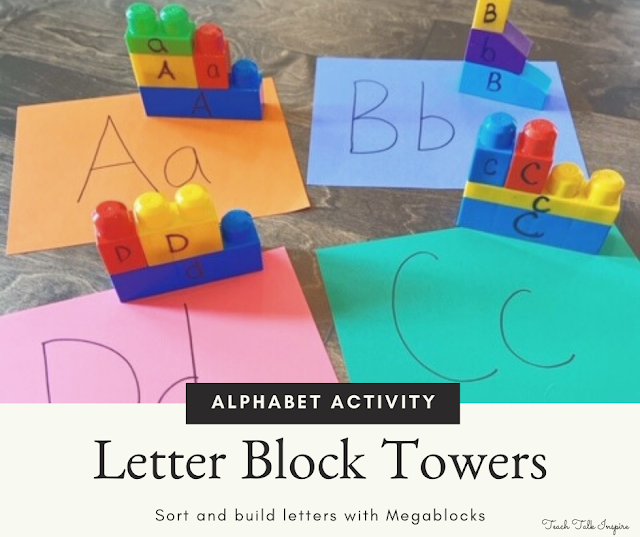 Megabloks Letter Recognition Activity for Toddlers and Preschoolers ...