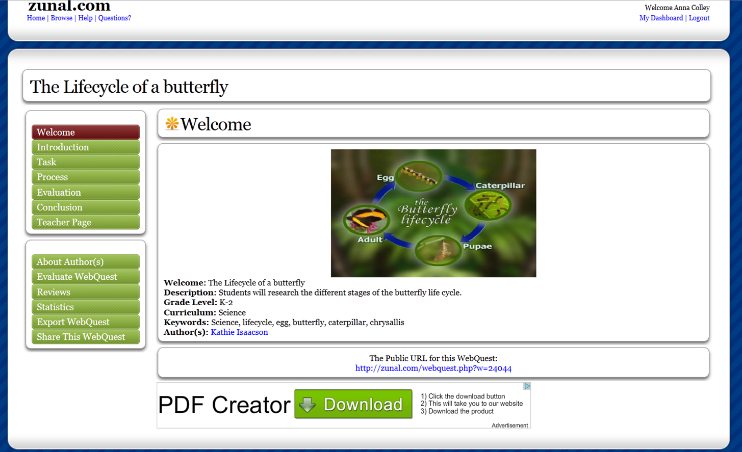 Smarty Pants Teaching Resources: Web Tool Wednesday: Zunal WebQuest Maker