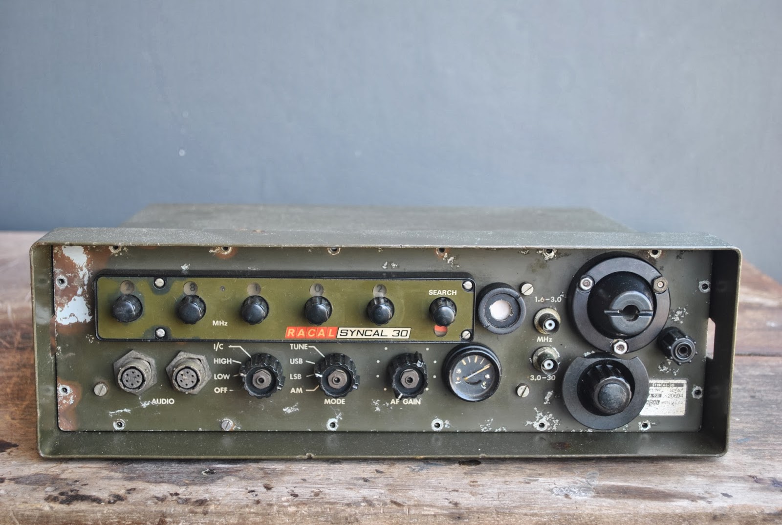 RESTORASI ELECTRONIC TUBES: MILITARY TRANSCEIVER " RACAL SYNCAL -30 " H ...