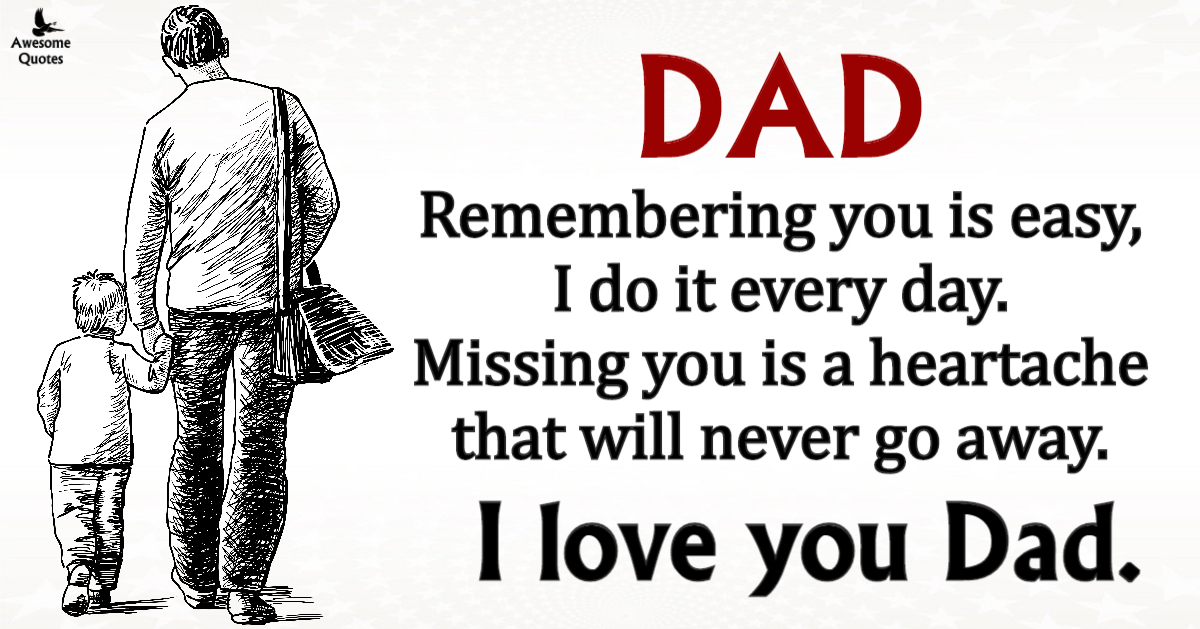 Awesomequotes4u.com: Missing Dad