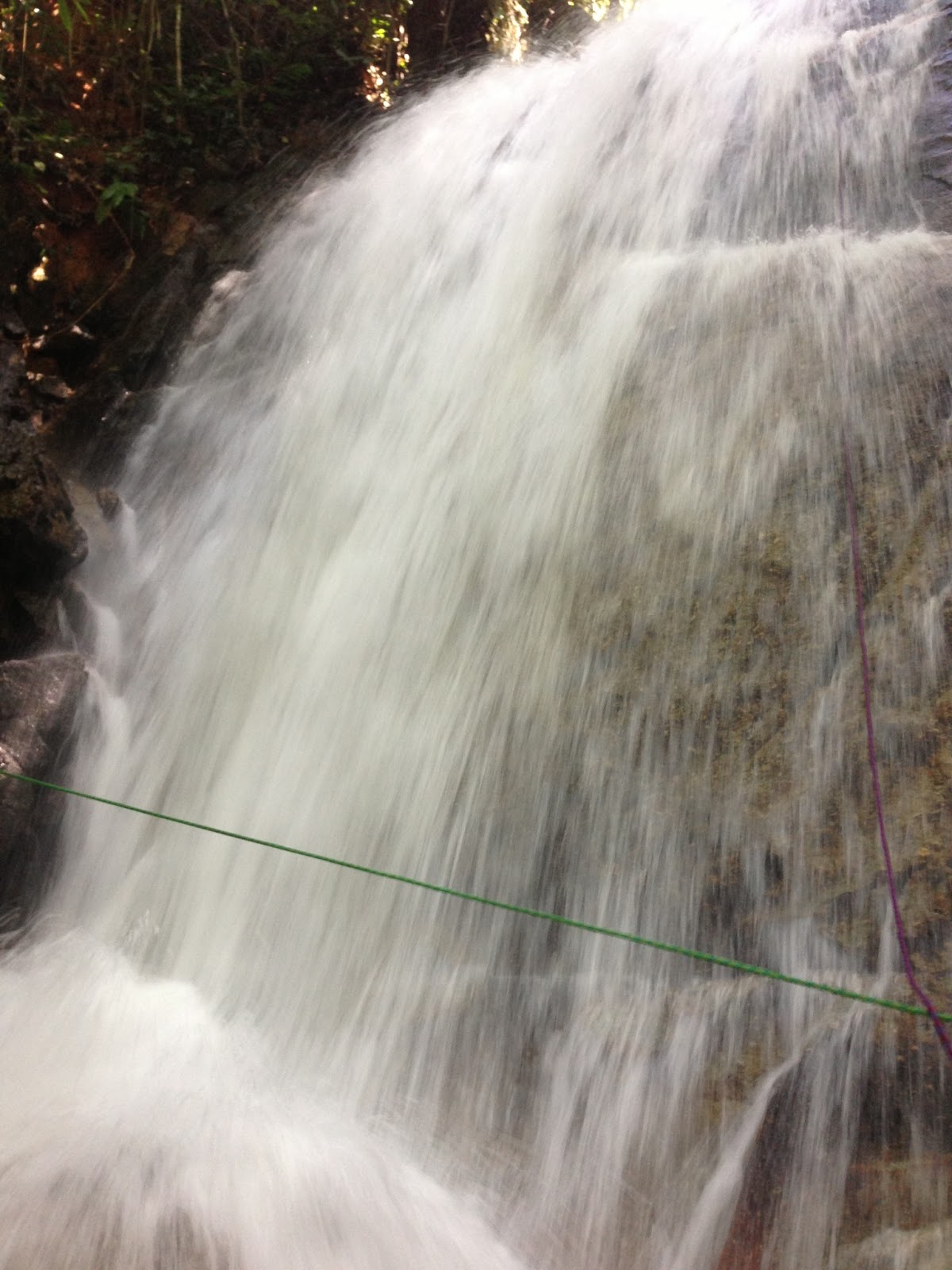 Waterfall Abseiling @Ulu Geruntum Waterfall, Gopeng
