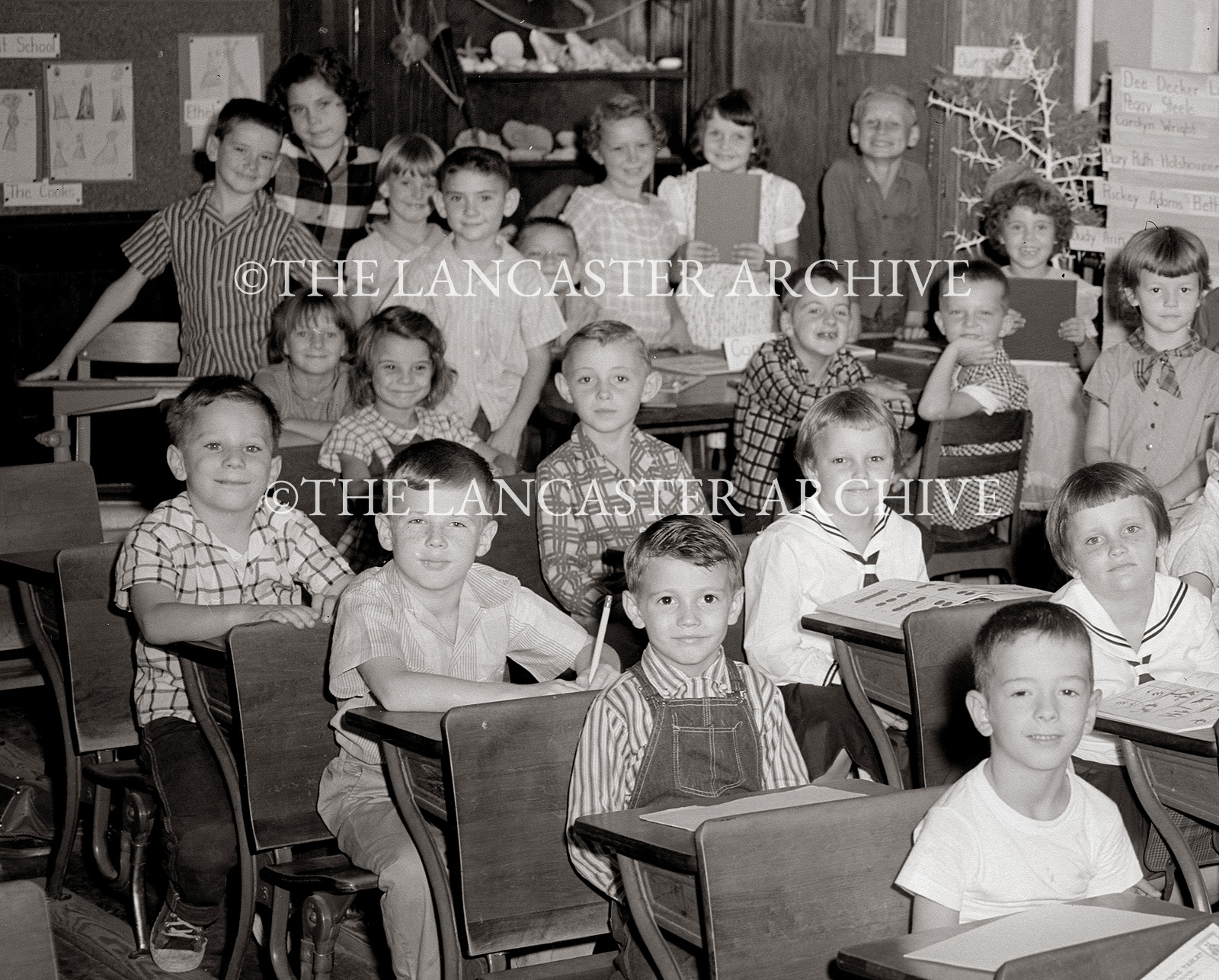 THE LANCASTER ARCHIVE: Chesterfield School First Grade Class - 1958 ...